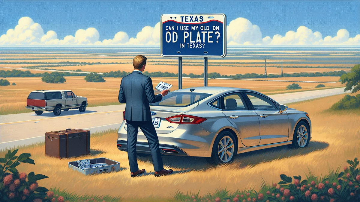 Can I use my old plates on my new car in Texas? - Run VIN Check & Get ...